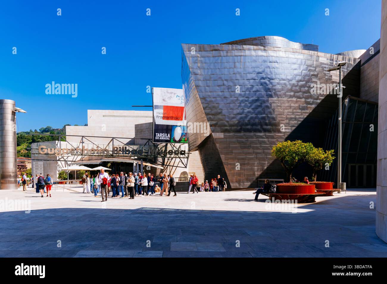The Guggenheim Museum Bilbao. Museum of modern and contemporary art in ...