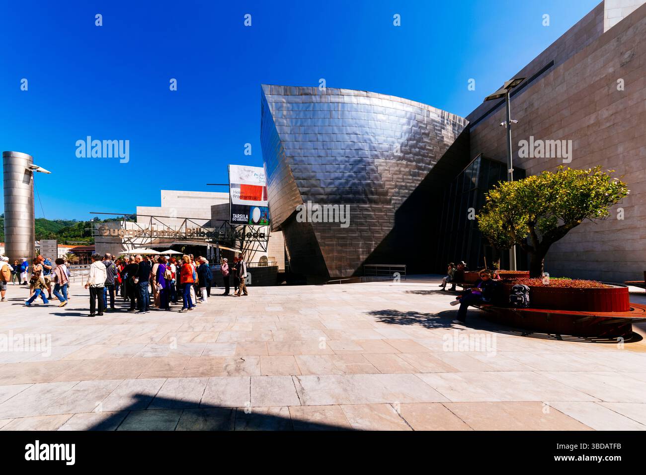 The Guggenheim Museum Bilbao. Museum of modern and contemporary art in ...