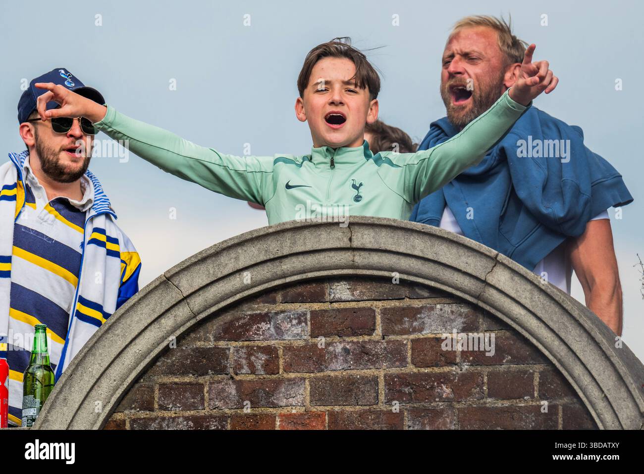 London, UK. 23rd May, 2025. Tottenham Hotspur celebrate their first ...