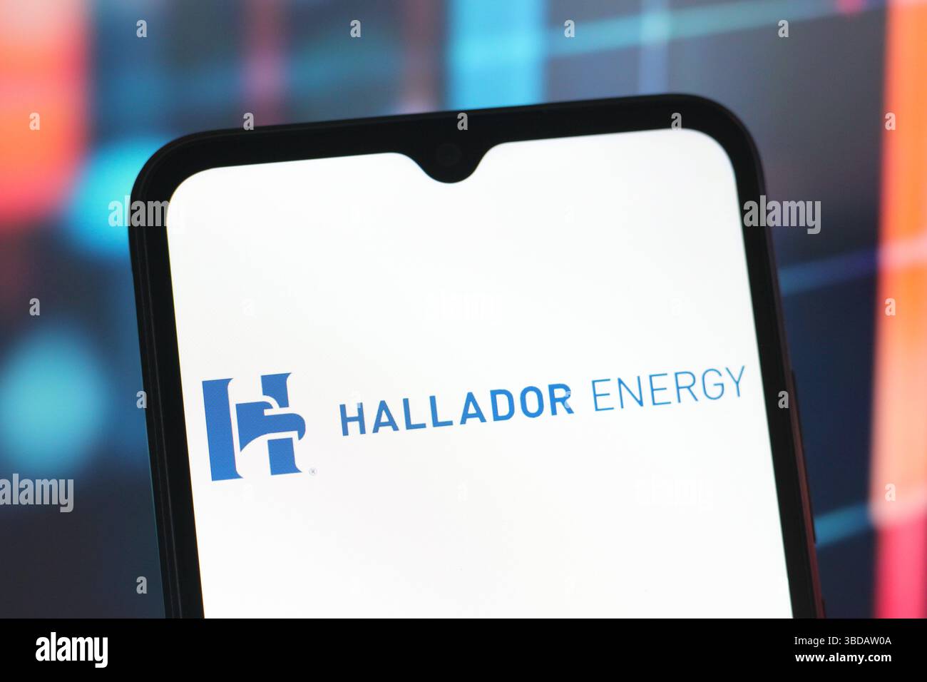 Canada. 23rd May, 2025. In this photo illustration, the Hallador Energy ...