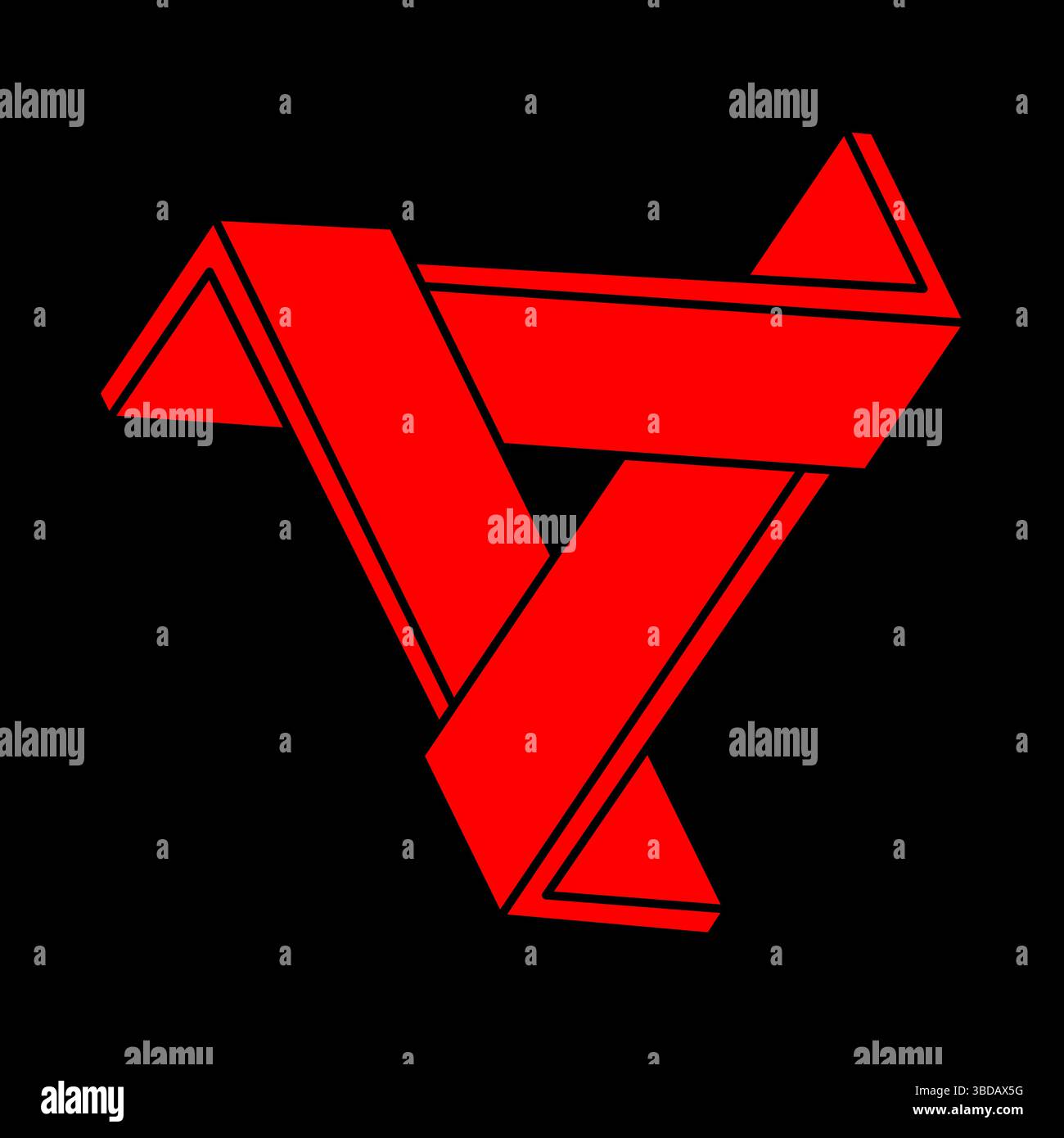 Escher paradox geometry. Optical illusion objects. Sacred geometric ...