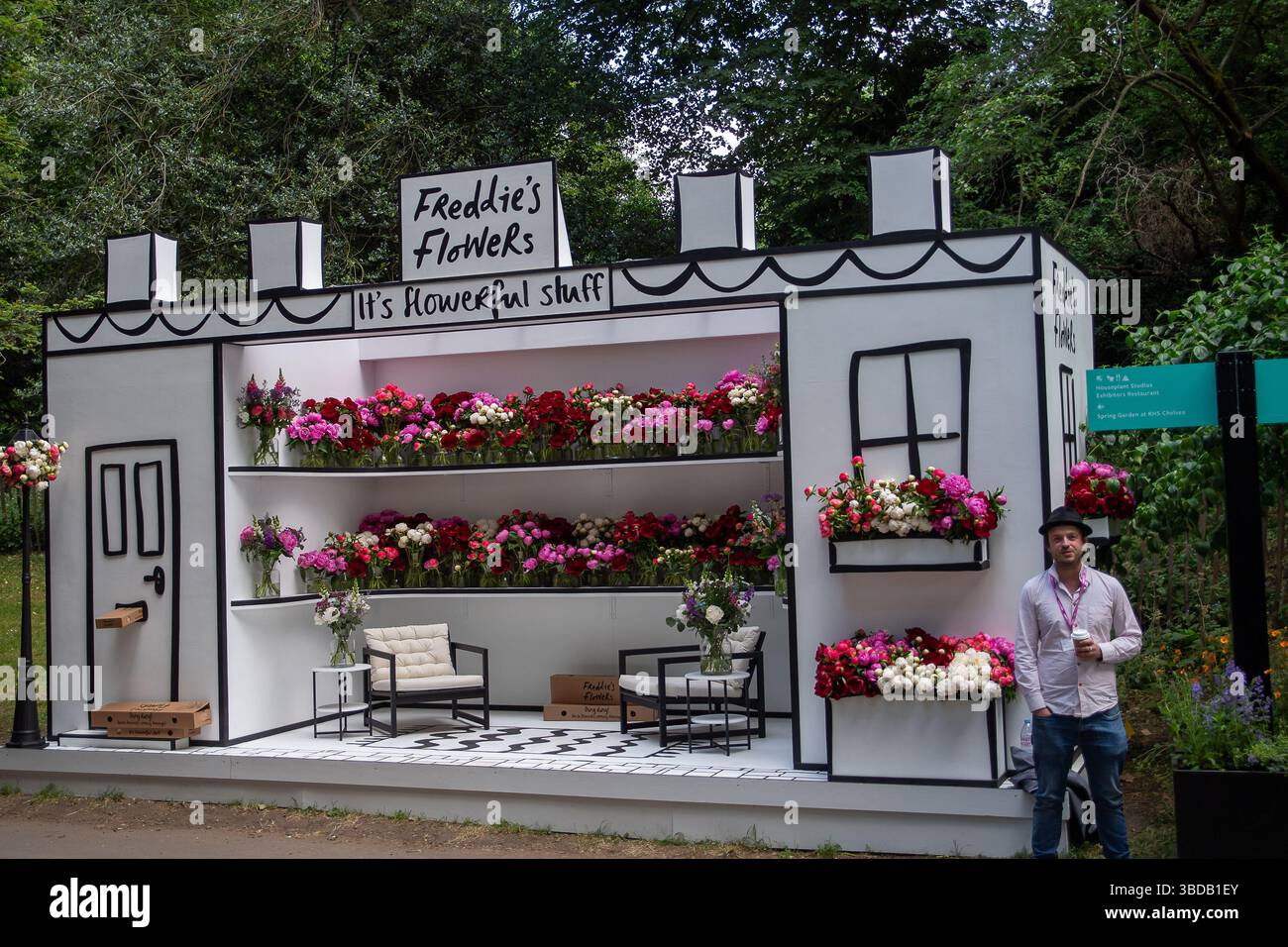 Chelsea, London, UK. 19th May, 2025. The pretty Freddie's Flowers ...