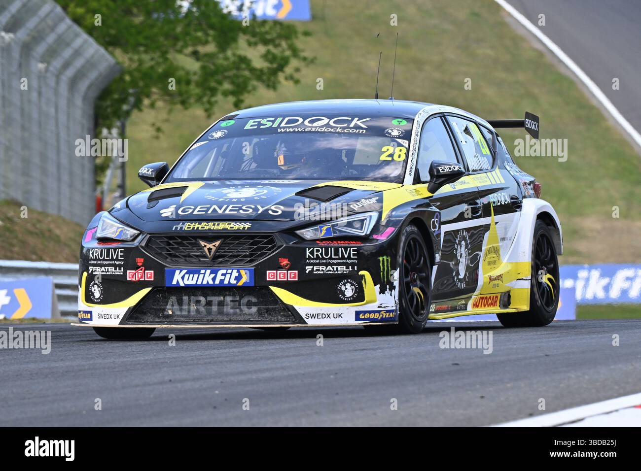 Nicolas Hamilton, Cupra Leon, Powder Monkey Brewing Co with Esidock, 2025 Kwik Fit Rounds 4, 5 ...