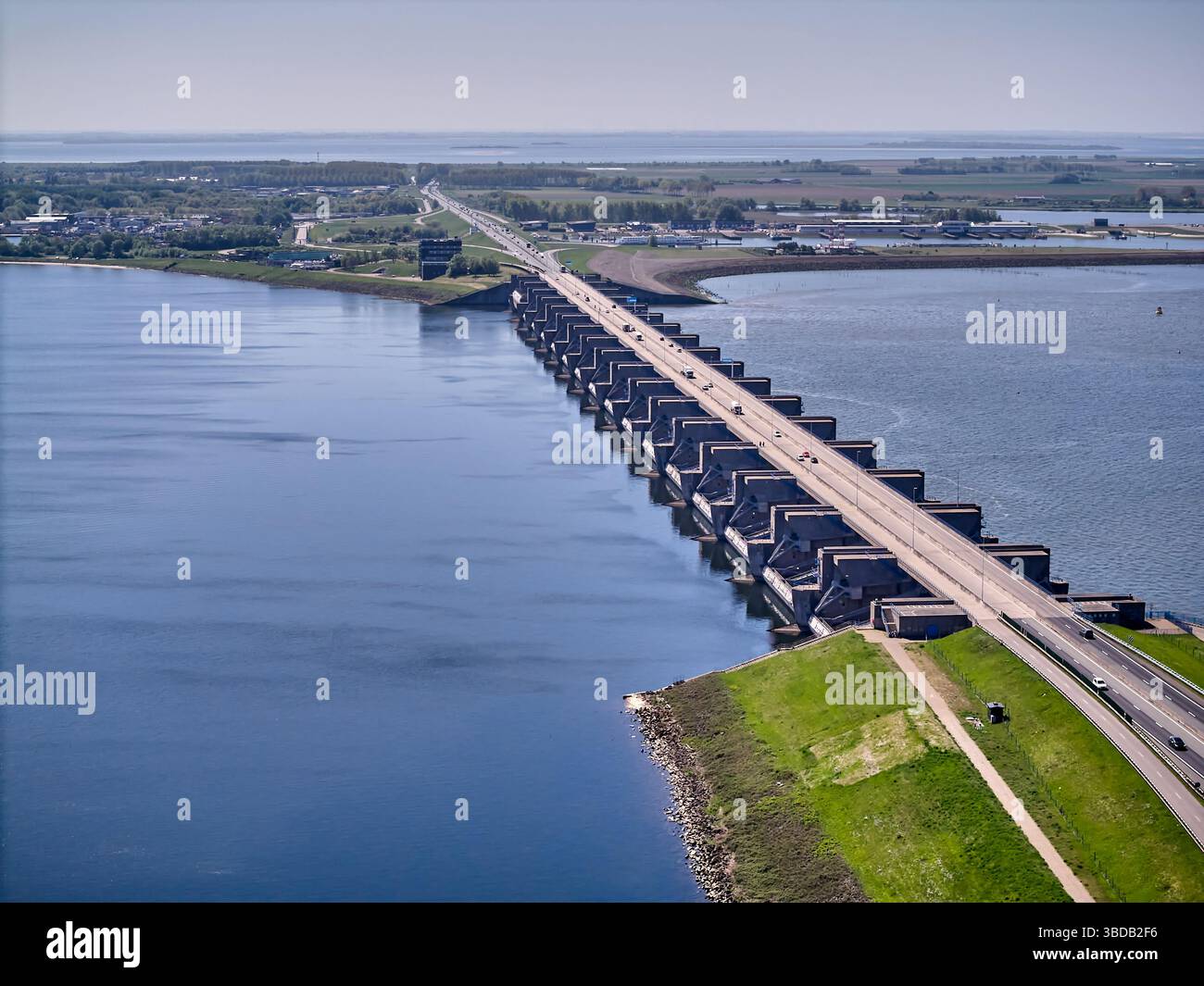 April 28, 2025 - Hellevoetsluis-Netherlands: Aerial view of the ...