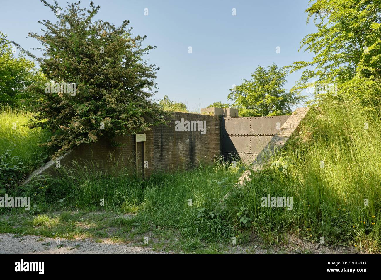 May 13, 2025 - Ellewoutsdijk-Netherlands: Historic iron dike culvert ...