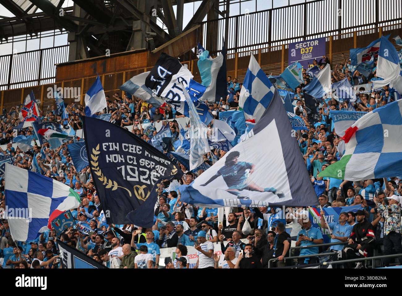 Naples, Italy. 23rd May, 2025. 23rd May 2025, Stadio Diego Armando ...