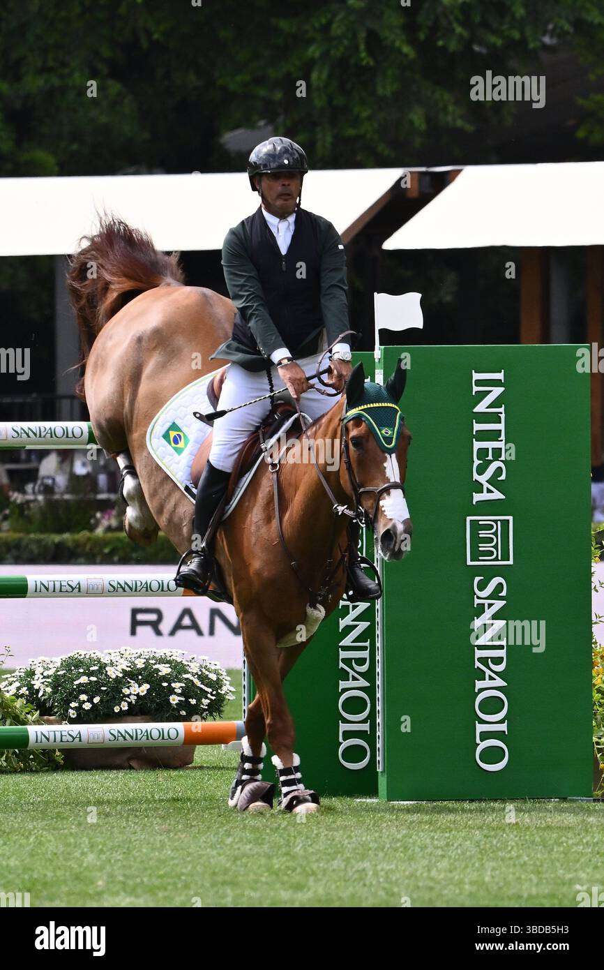Rome, Italy. 23rd May, 2025. Rodrigo Pessoa (BRA) during the 92Â° CSIO ...
