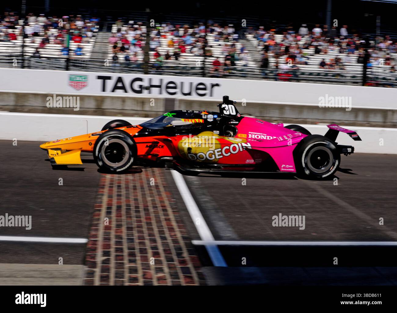 INDIANAPOLIS, IN - MAY 23: IndyCar driver Devlin DeFrancesco (30 ...