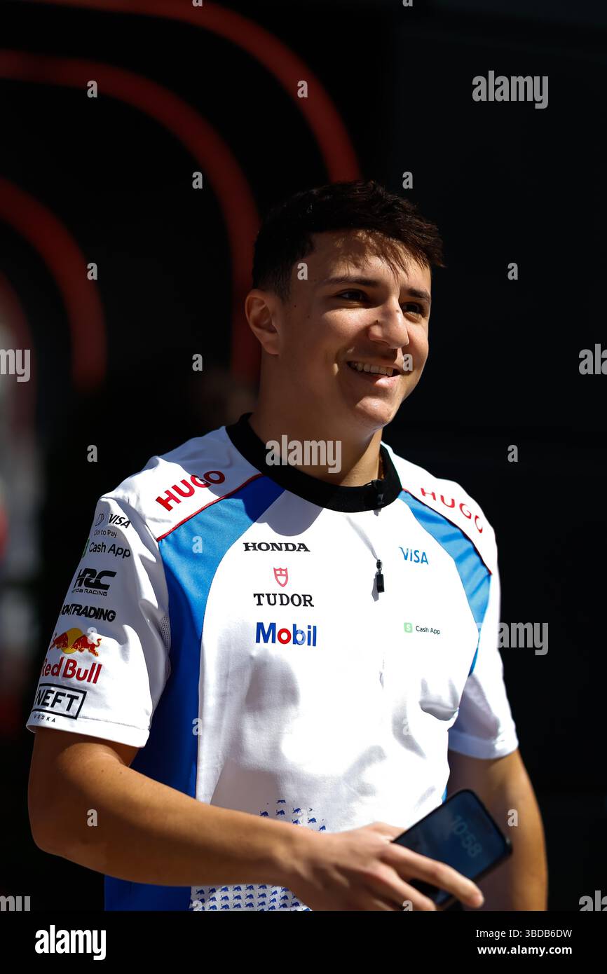 HADJAR Isack (fra), Visa Cash App RB F1 Team VCARB02, portrait during the Formula 1 Tag Heuer ...