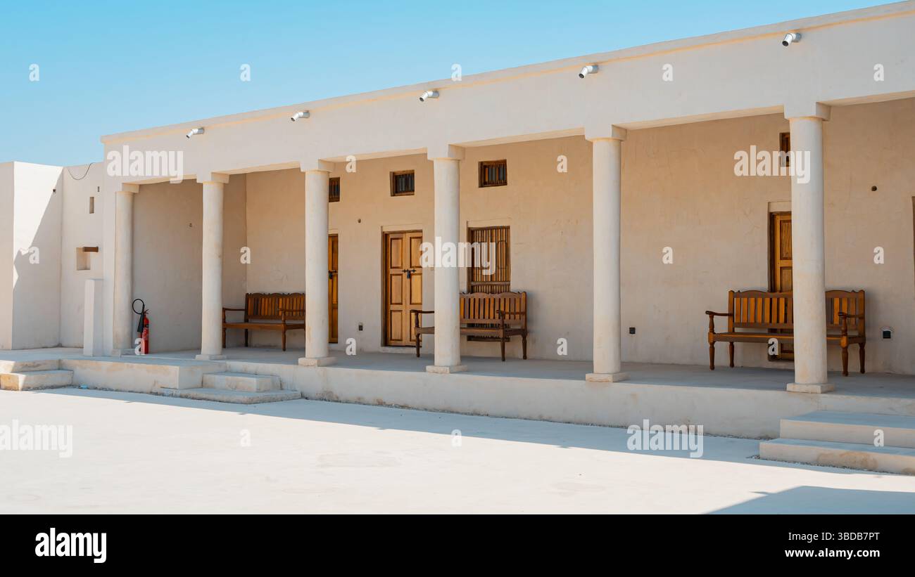 Ras Al Khaimah, UAE – 14.04.2025: The desert coastal town (ghost town ...