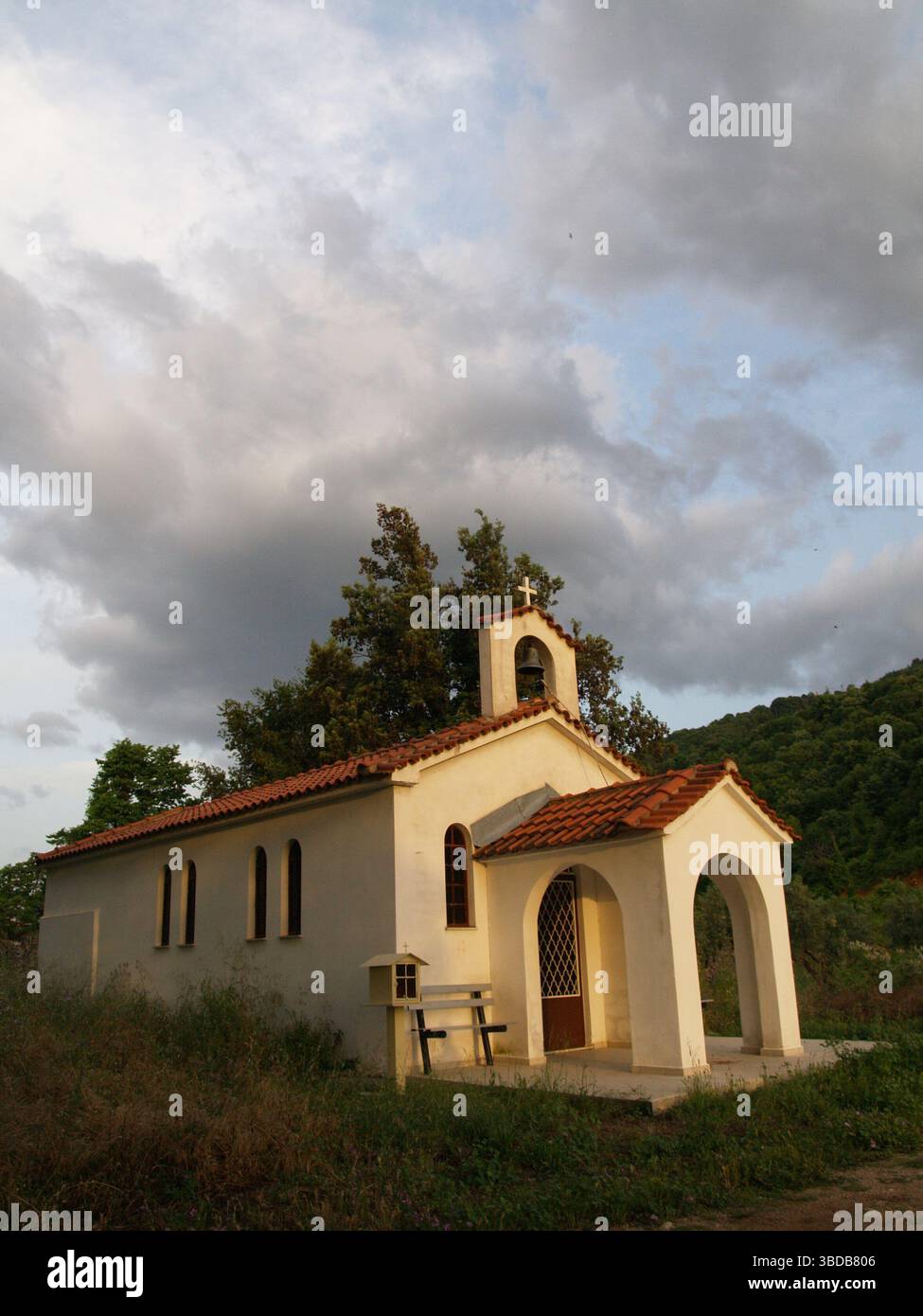 Greek orthodox chapel Stock Photo - Alamy