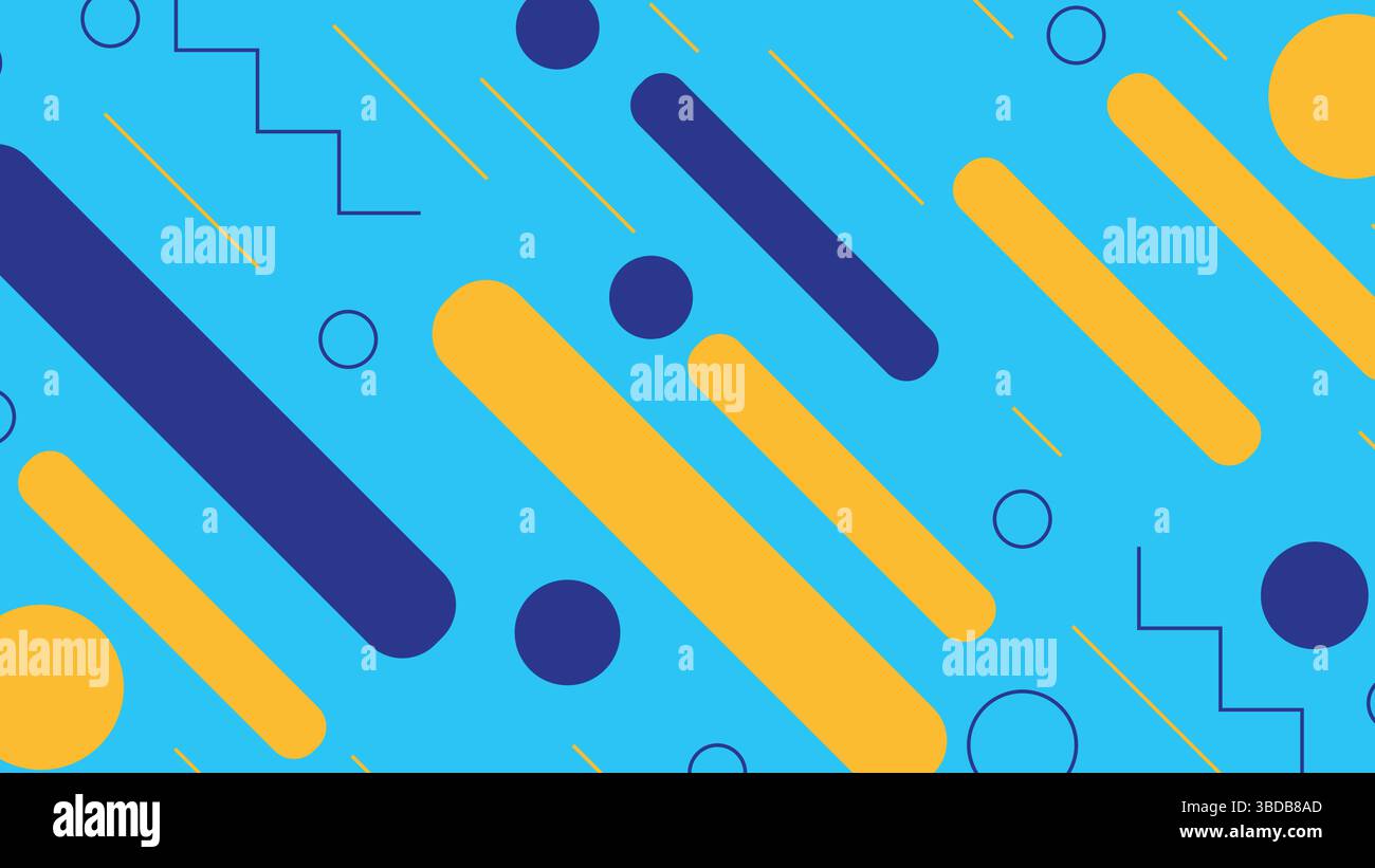 Bold lines in vibrant blue Stock Vector Images - Alamy