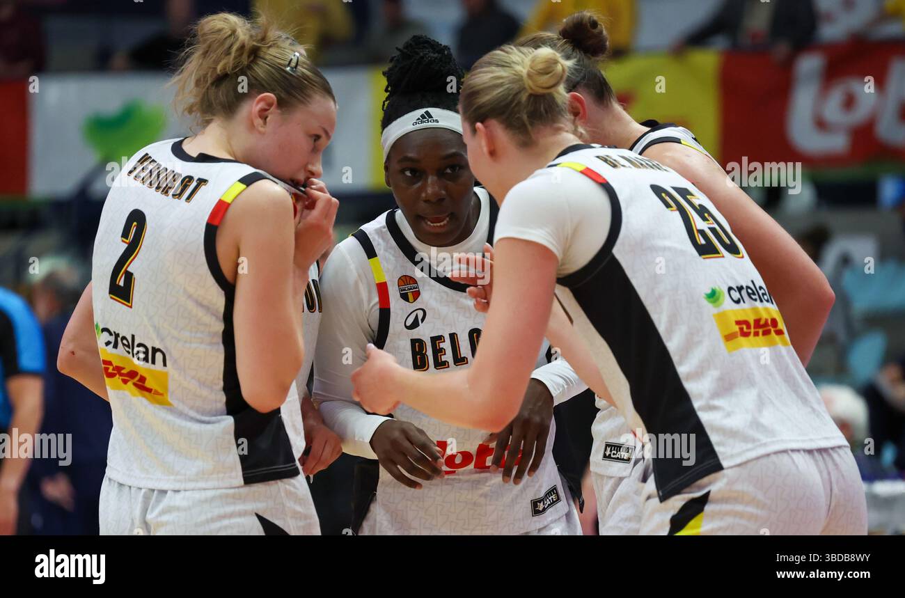 Jemappes, Belgium. 23rd May, 2025. Belgium's Zhen Verburgt, Belgium's ...