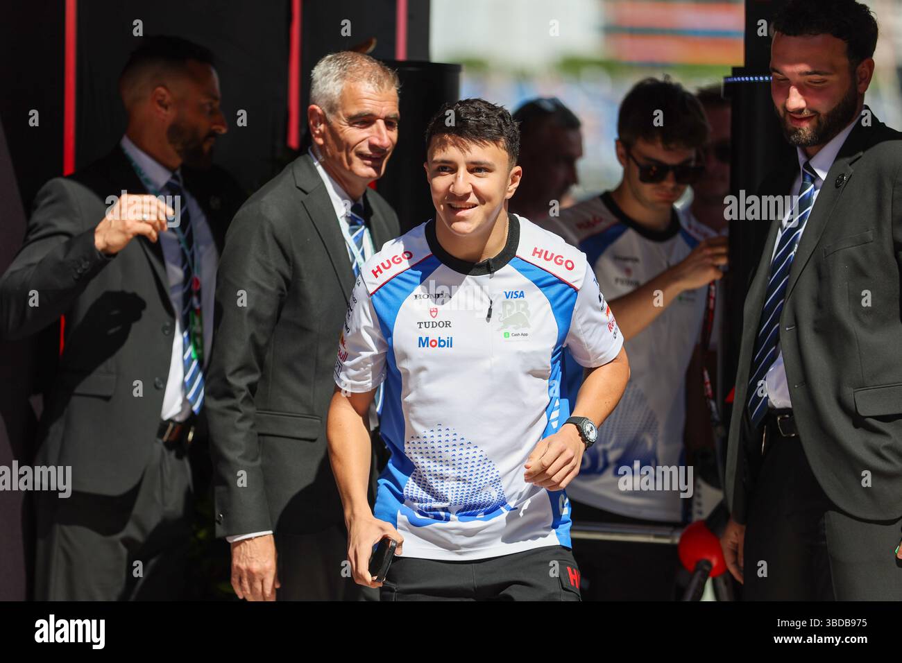 Isaac Hadjar (FRA) Visa Cash App RB F1 Team during Friday Free Practice ...