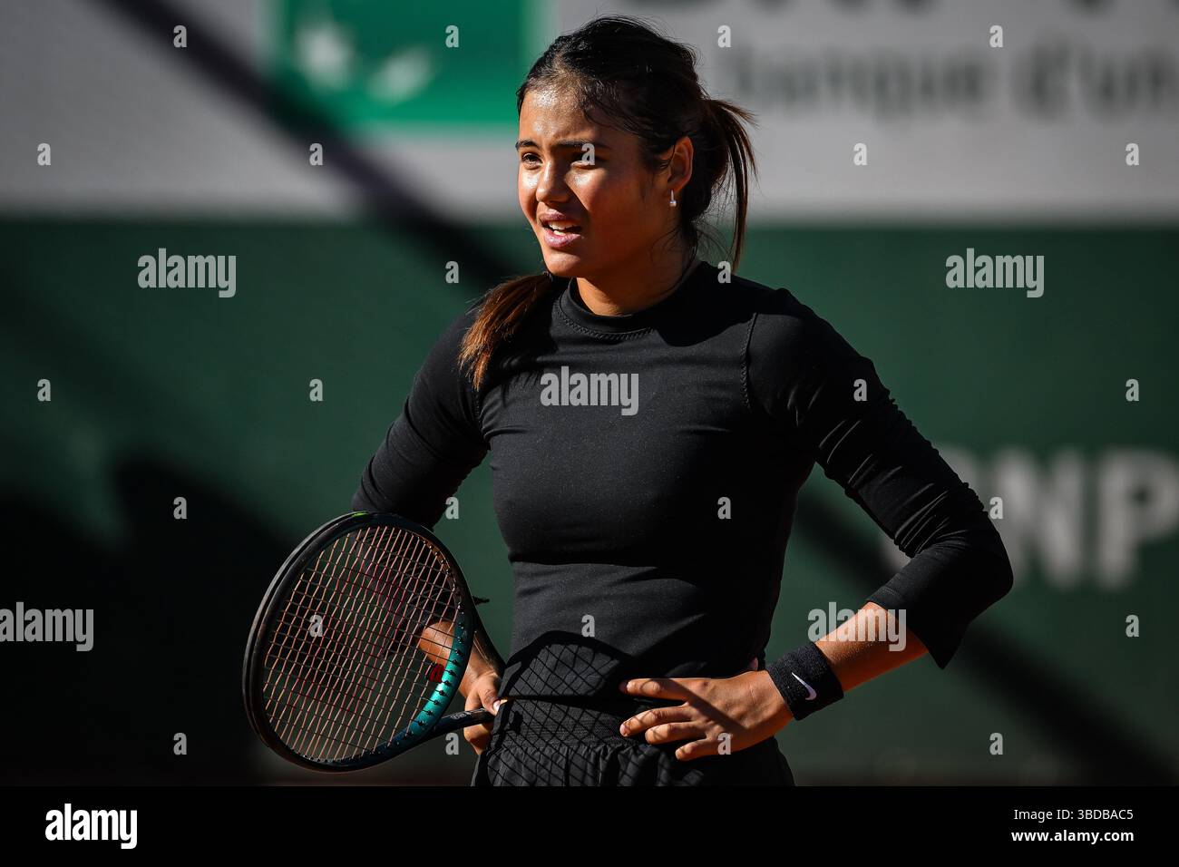Paris, France. 23rd May, 2025. EMMA RADUCANU of Great Britain during a ...