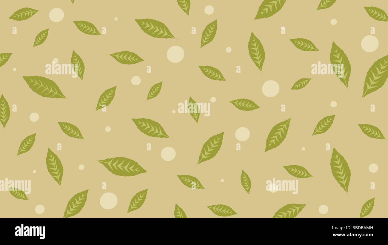 Abstract tree branch illustrations with soft leaf-like elements on a ...