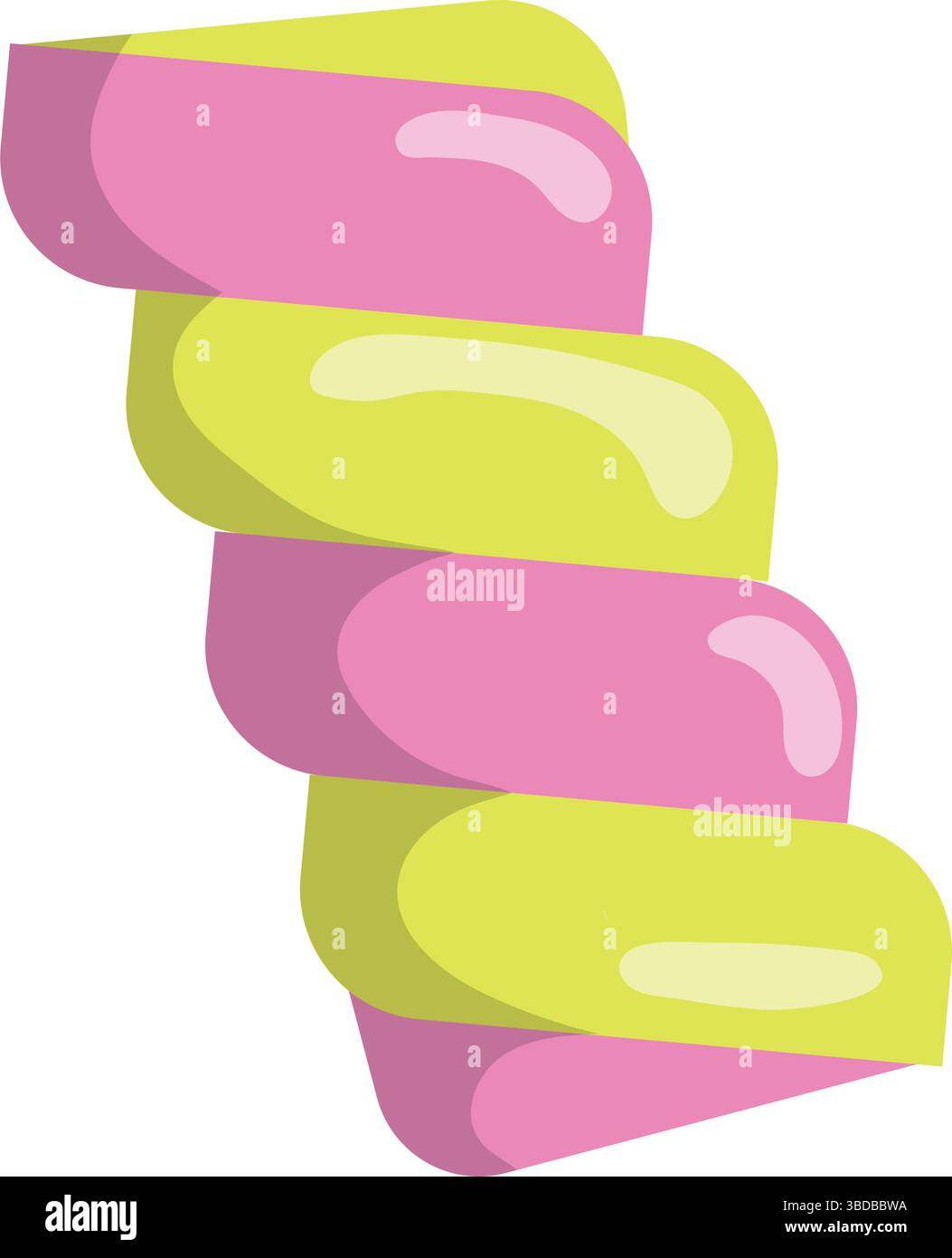 Twisted marshmallow candy. Vector Stock Vector Image & Art - Alamy