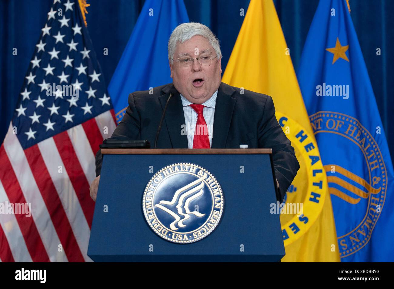 FILE - West Virginia Gov. Patrick Morrisey speaks during a news ...