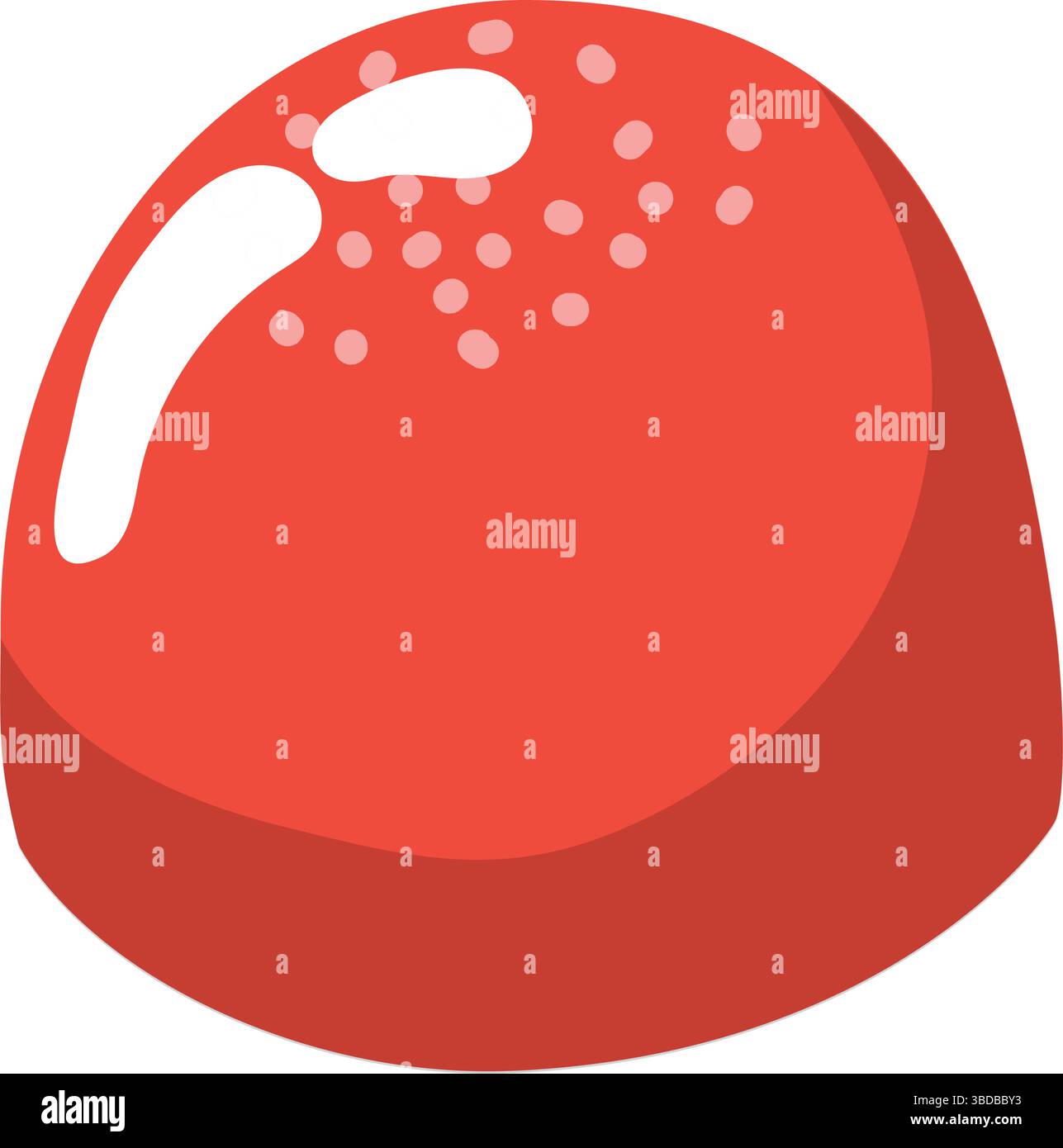 Red gumdrop candy icon. Vector Stock Vector Image & Art - Alamy