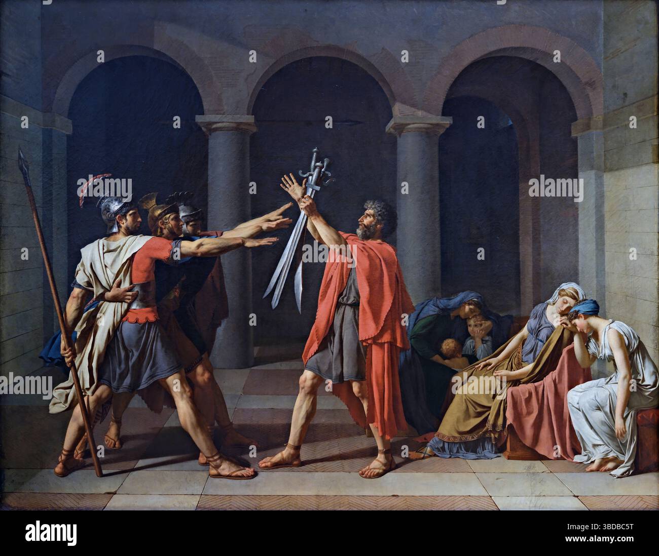 In Rome, Jacques-Louis David painted his famous Oath of the Horatii ...