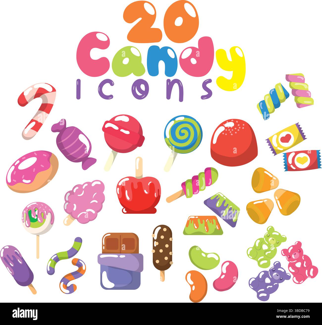 Candy wrapped in orange Stock Vector Images - Alamy