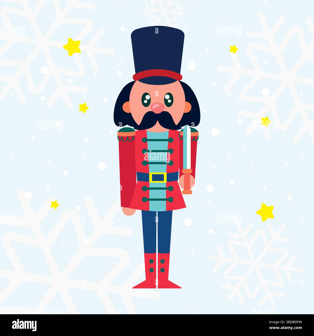 Cartoon nutcracker soldier standing hi-res stock photography and images - Alamy