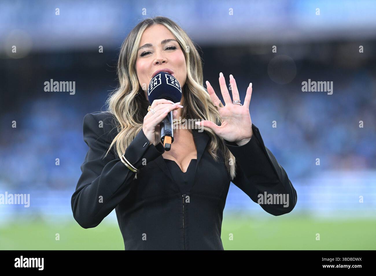 Napoli, Italy, 23 May,2025 Diletta Leotta Dazn Commentator during the ...