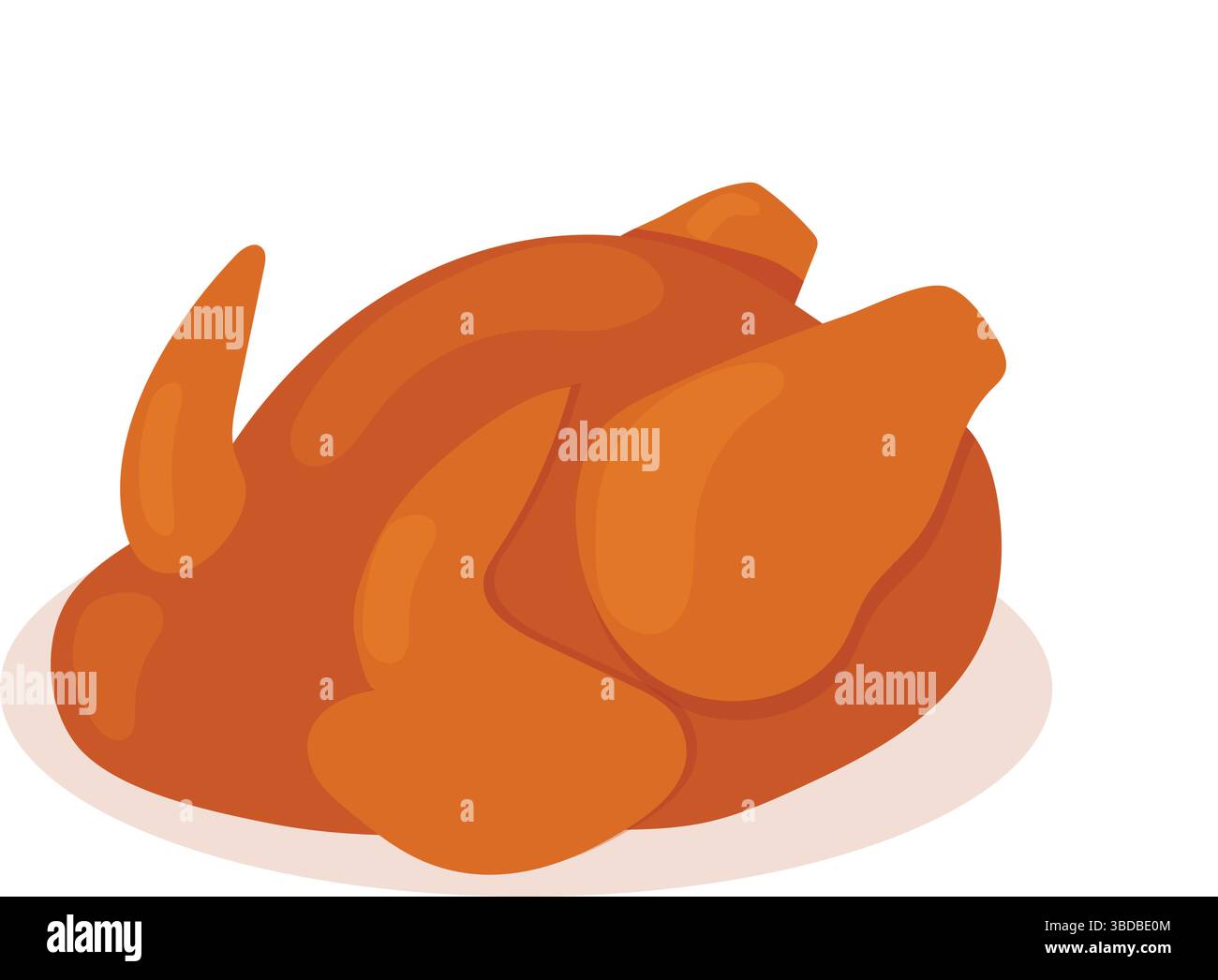 Whole roasted turkey icon. Vector Stock Vector Image & Art - Alamy