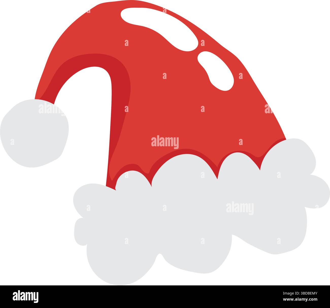 Fluffy red hat Stock Vector Images - Alamy