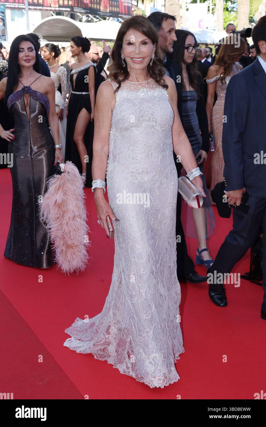 Cannes, France. 23rd May, 2025. Mouna Ayoub attends the "The Mastermind ...