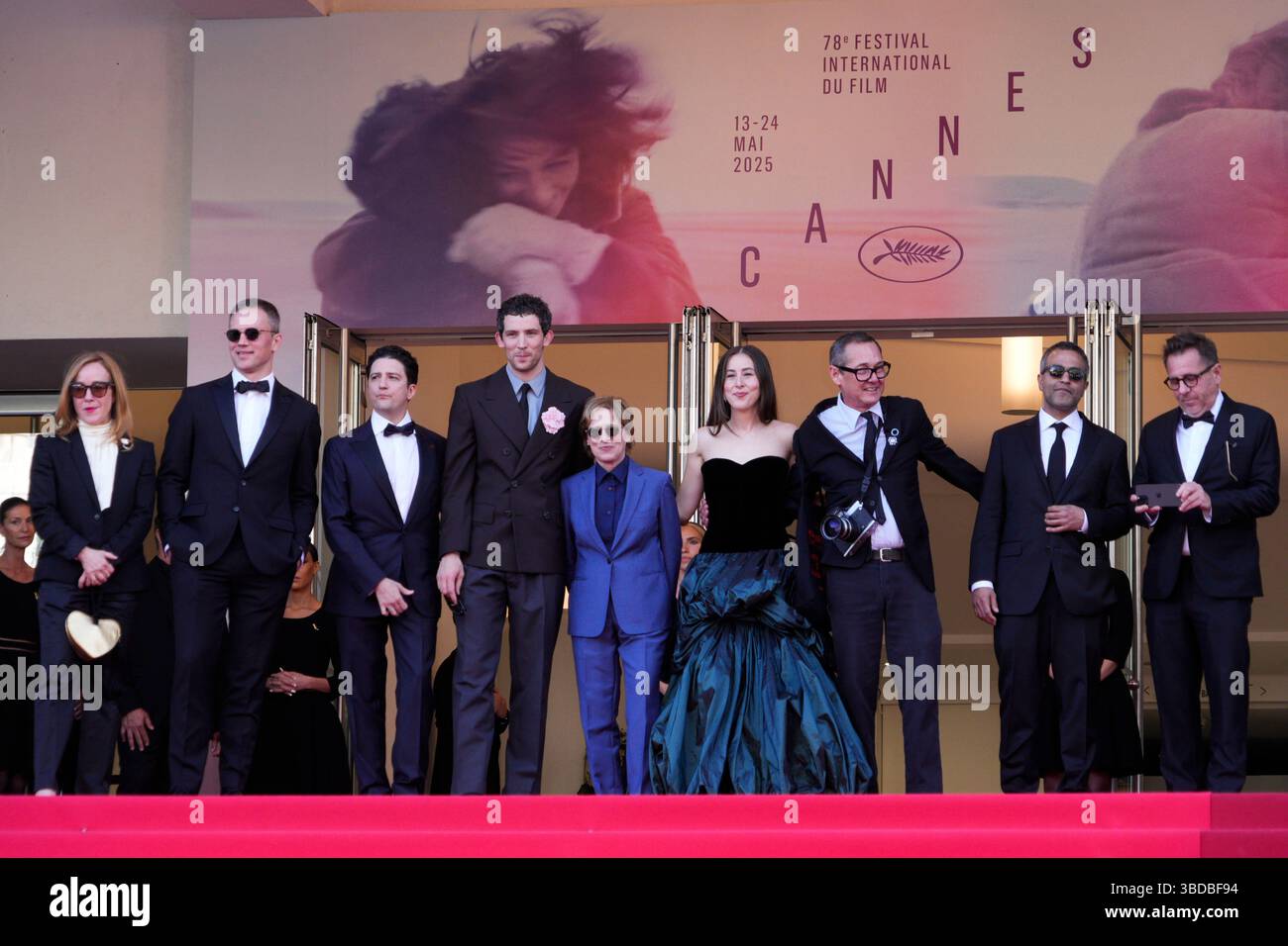 Cannes, France. 23rd May, 2025. Amy Roth, Neil Kopp, John Magaro, Josh ...