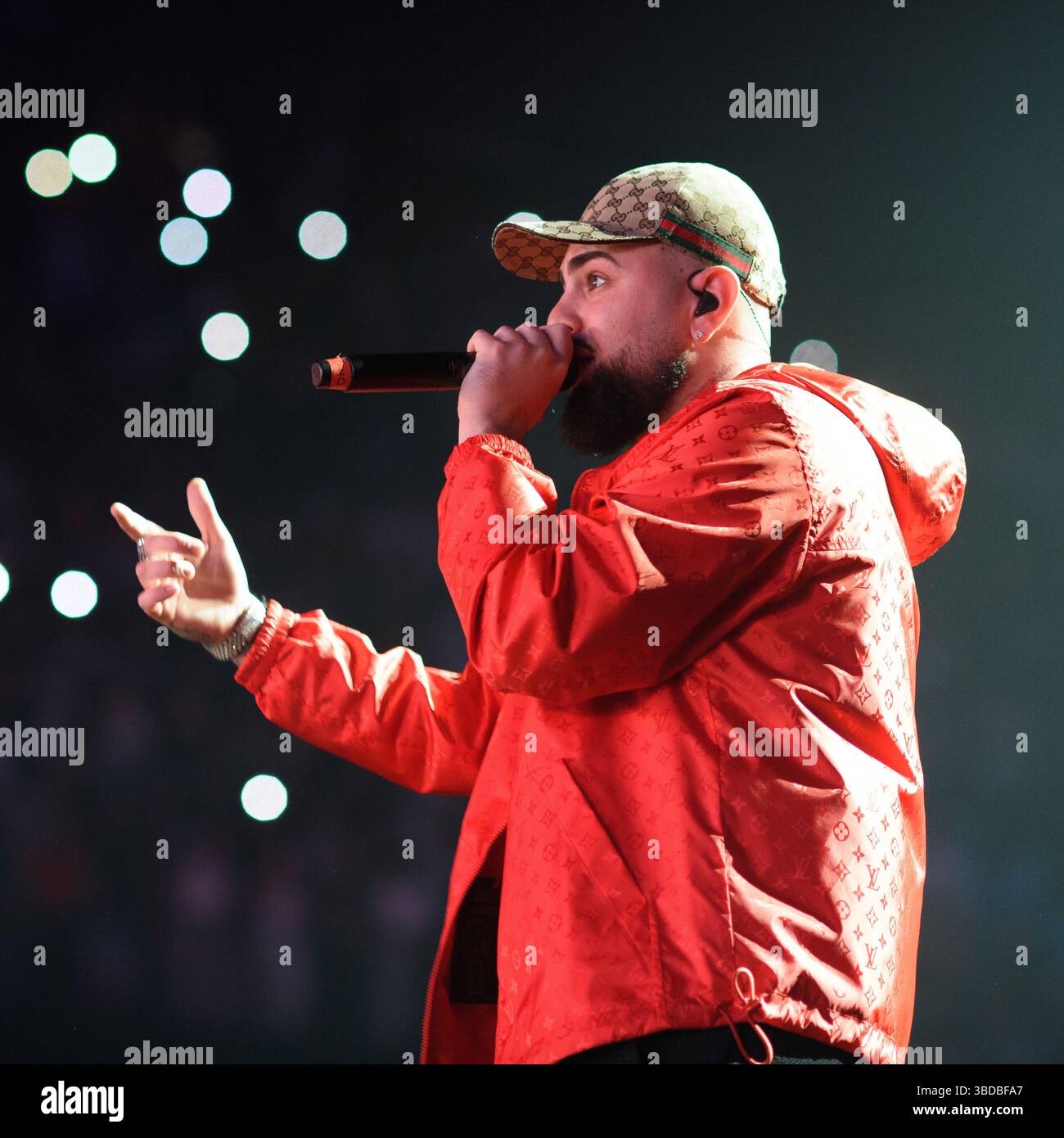 Madrid, Spain. 23rd May, 2025. Singer David Cano Calleja, known as Cano, performs during a ...
