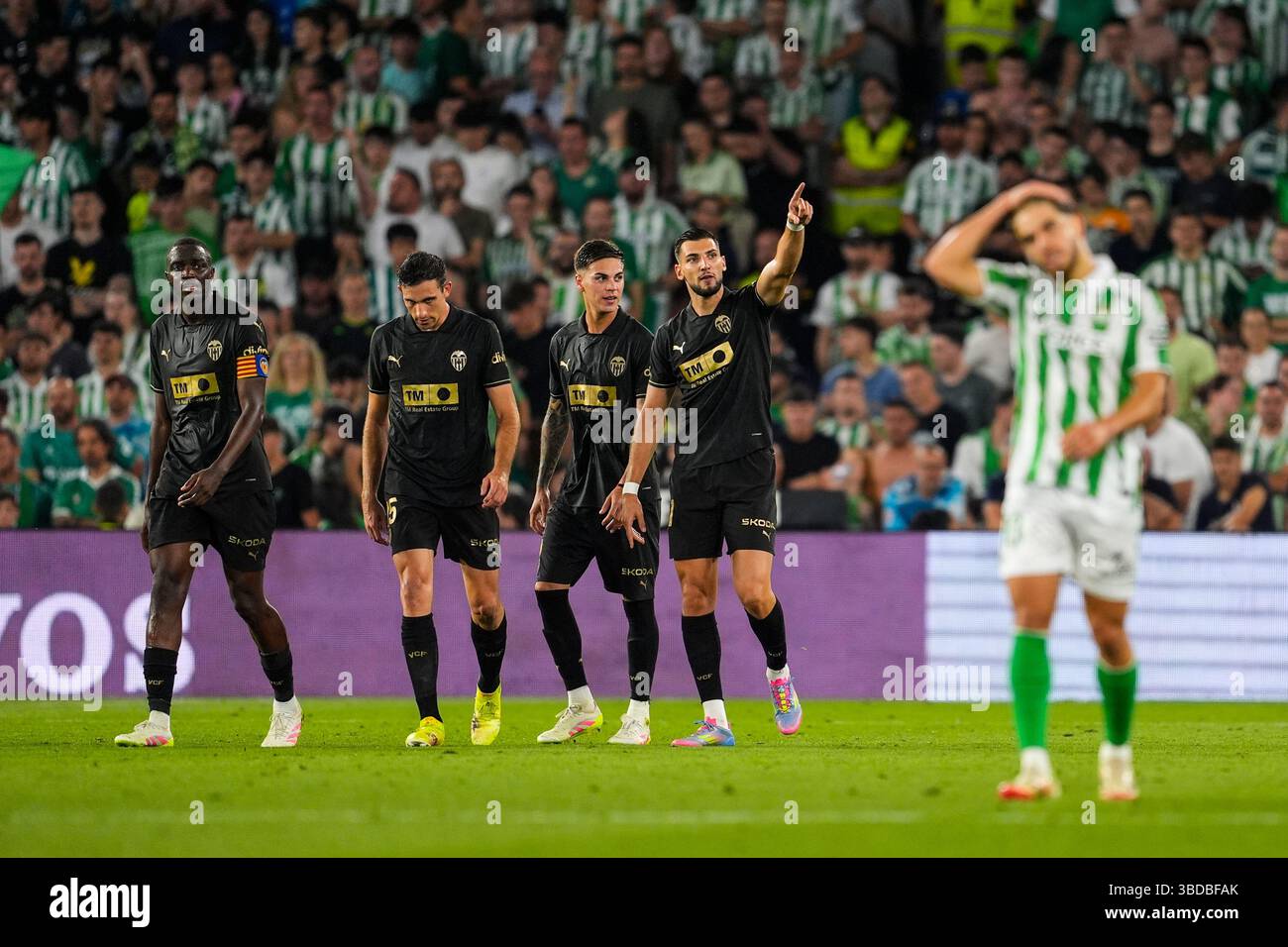 Rafa Mir of Valencia CF celebrates a goal during the Spanish league ...
