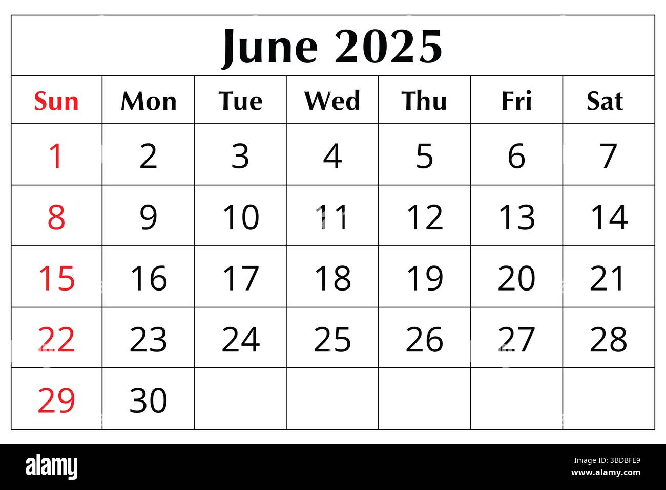 2025 year english calendar hi-res stock photography and images - Alamy