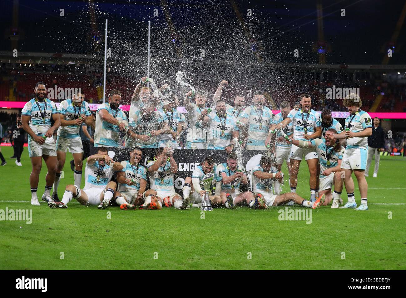 Bath Rugby players celebrate after winning the final. EPCR European ...
