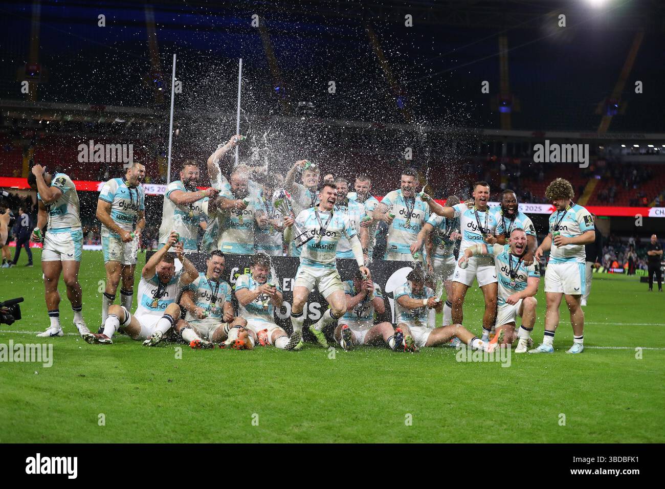 Bath Rugby players celebrate after winning the final. EPCR European ...