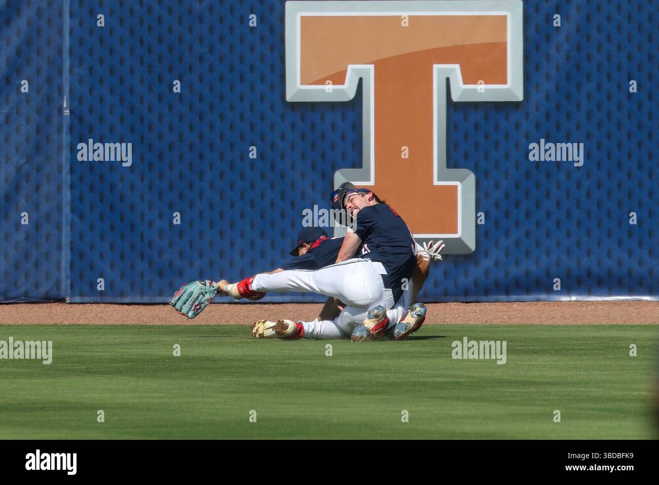 HOOVER, AL - MAY 23: Ole Miss outfielder Ryan Moerman (18) and Ole Miss ...