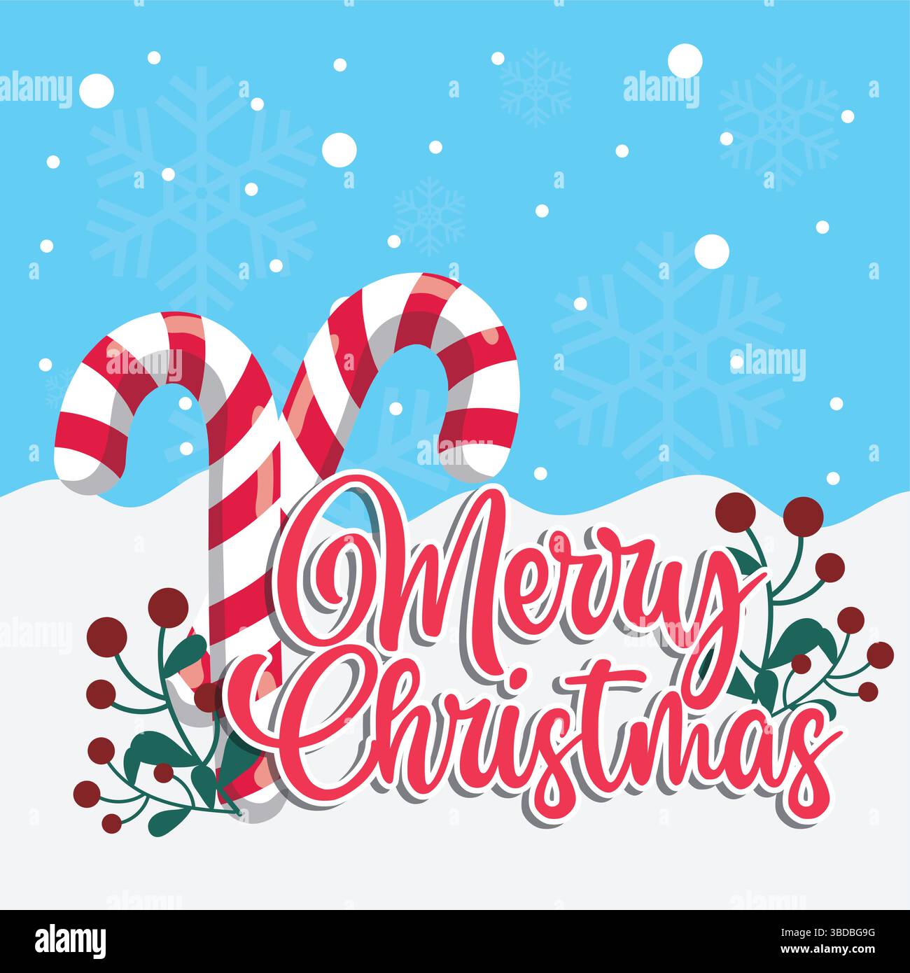 Red christmas candy canes Stock Vector Images - Alamy