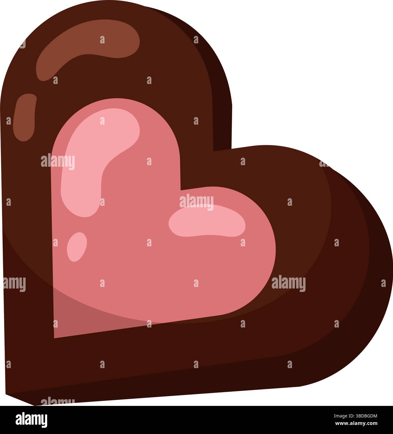 Candy shaped heart on Stock Vector Images - Alamy
