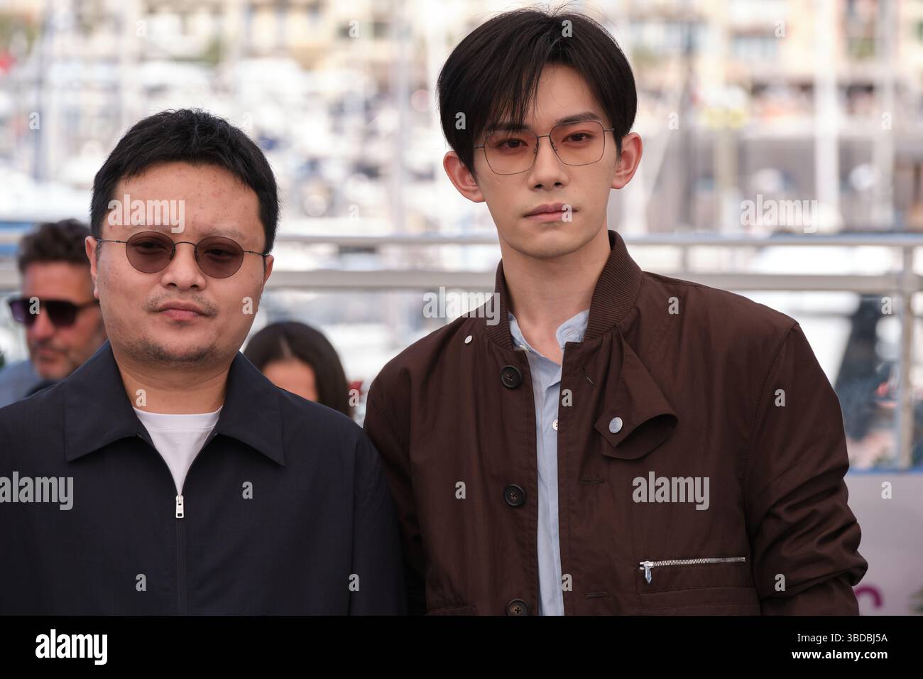 Director Bi Gan and cast members attend the photocall for "KUANG YE SHI ...