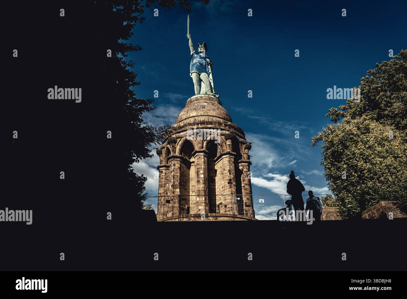 Detmold, Germany. 23rd May, 2025. Germany's tallest statue, the ...