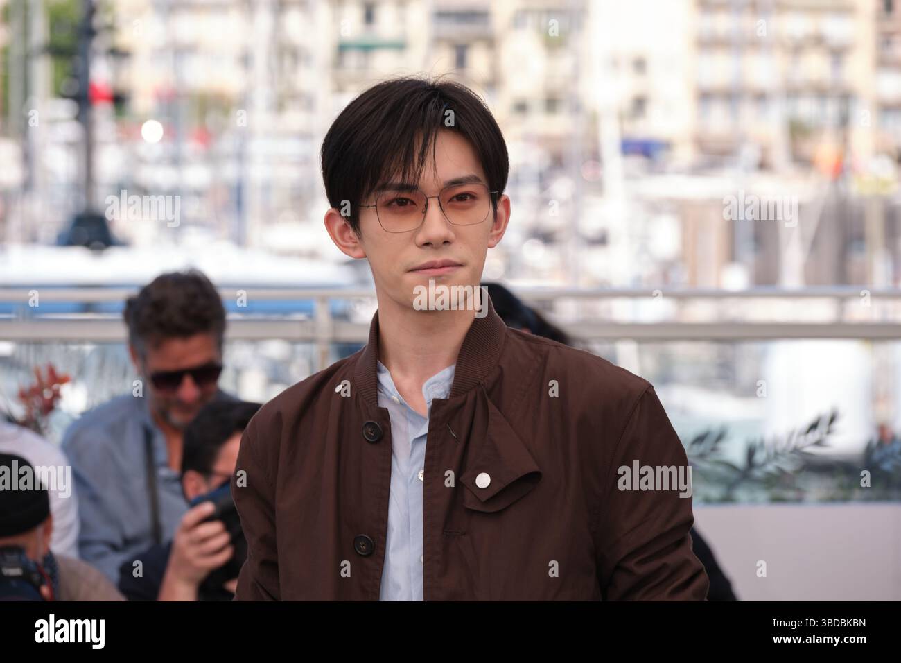 Director Bi Gan and cast members attend the photocall for "KUANG YE SHI DAI" (Resurrection ...