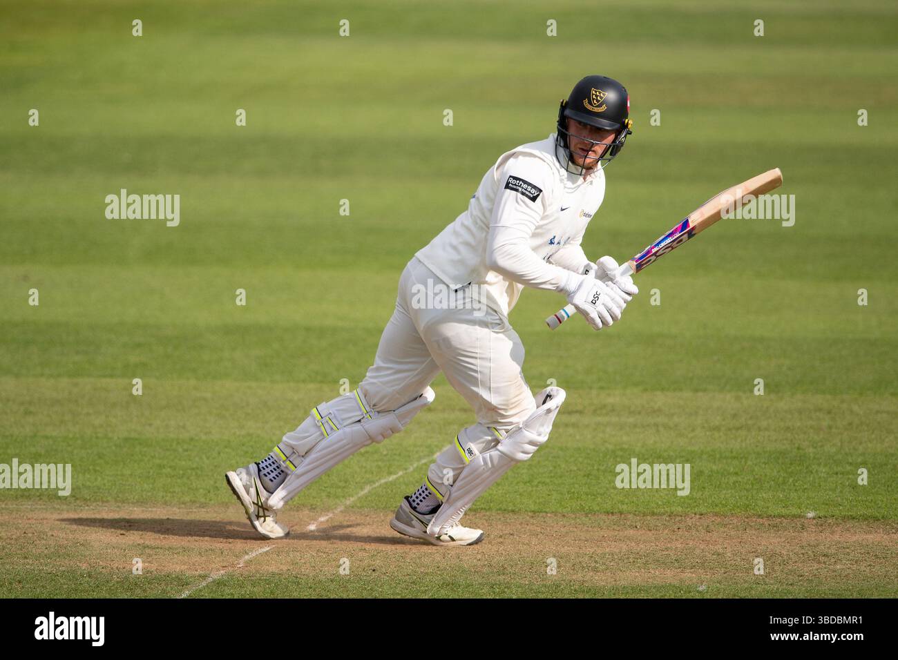 Southampton, UK, 23 May 2025. Tom Alsop of Sussex batting during the ...