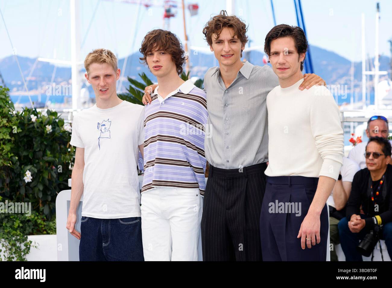 Cannes, Frankreich. 23rd May, 2025. Valentin Campagne, Paul Kircher ...