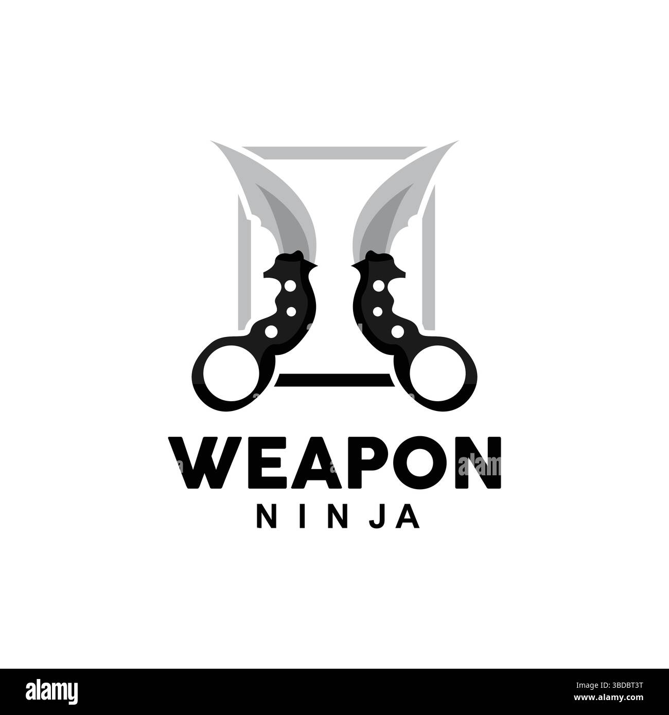 Weapon Logo, Traditional Weapon Karambit Vector, Ninja Fighting Tool ...