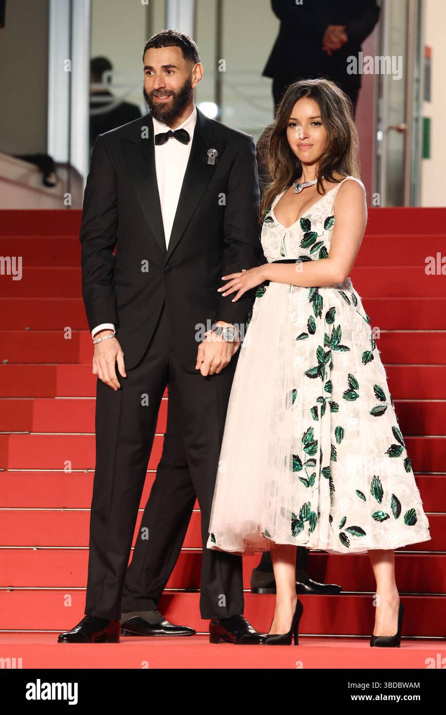Cannes, France. 23rd May, 2025. Karim Benzema and Lyna Khoudri attend ...