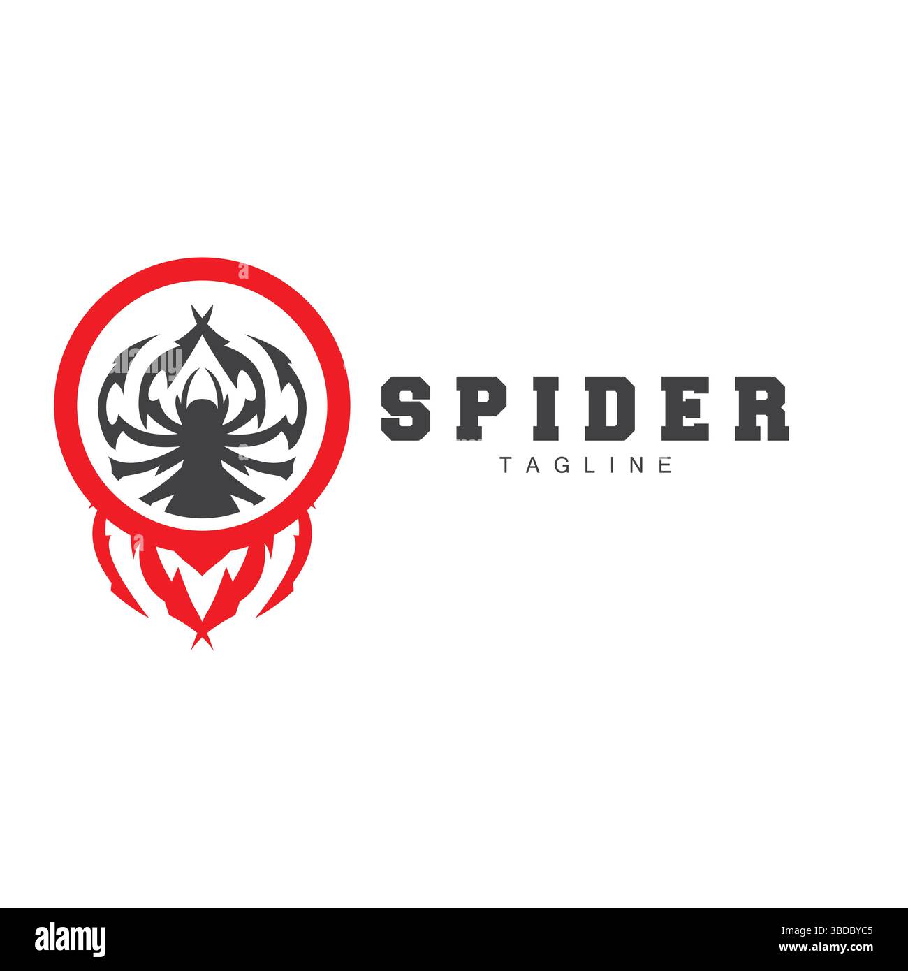 Spider Logo, Insect Animal Vector, Minimalist Design Symbol ...