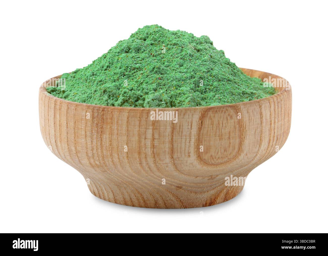 Spirulina powder in white Cut Out Stock Images & Pictures - Alamy