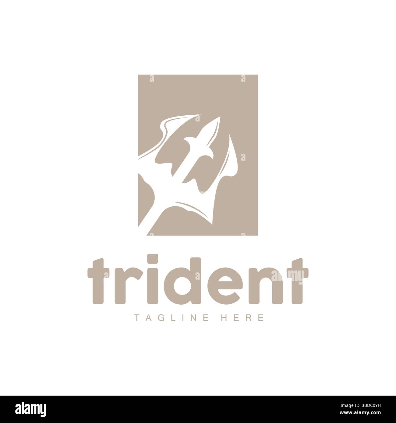Trident Weapon Logo, Vector Spear of King Poseidon Neptune, Symbol ...