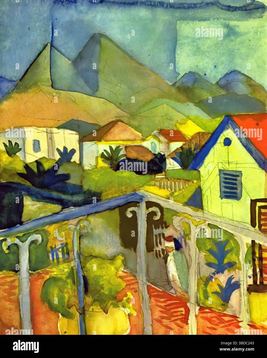 St. Germain bei Tunis, 1914 – August Macke Stock Vector Image & Art - Alamy